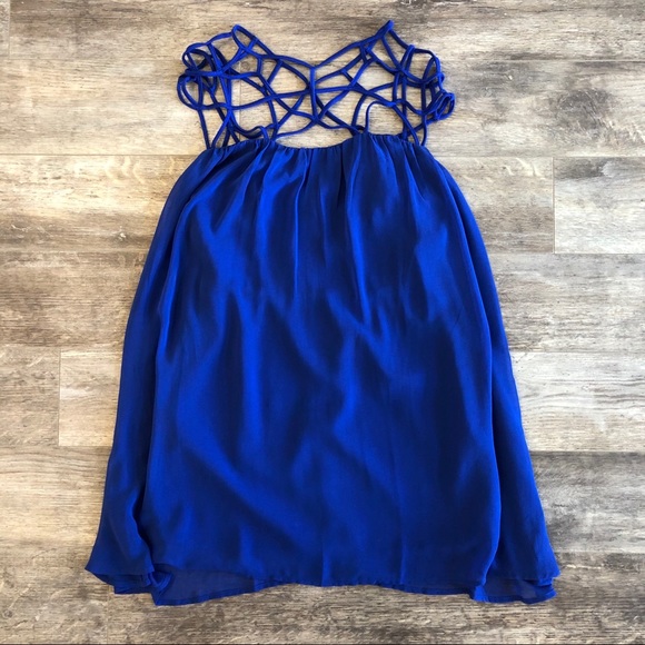 Nameless | Dresses | Nameless Strappy Blue Dress | Poshmark